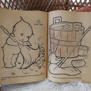 Vintage Kewpies Coloring Book 1962 Edition Jos L. Kallus Kewpie Doll ...