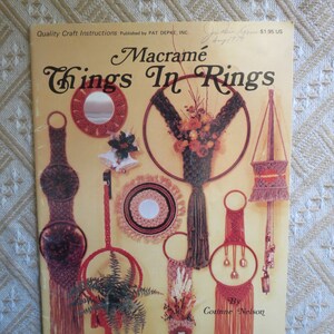 Vintage Macrame Booklet Set How to Guides 1970s 70s Era Craft Books - Etsy