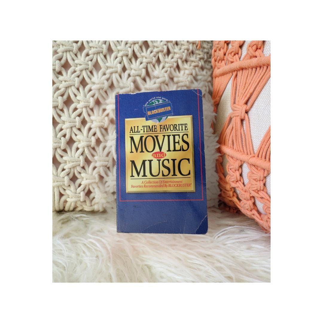 Blockbuster All Time Favorite Movies and Music - Vintage 1997 Paperback ...