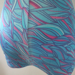 Vintage Bathing Suit Abstract Print One Piece Swimsuit - Etsy