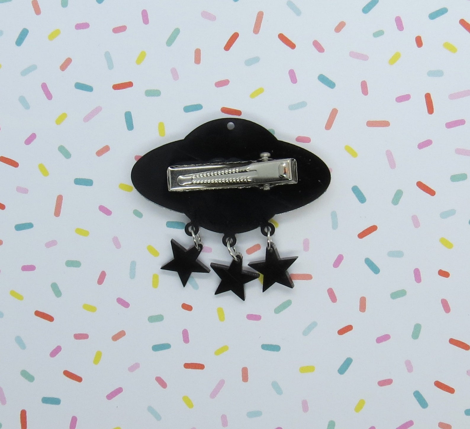 UFO Hair Clip Alien Space Babe Kawaii Barrette | Etsy