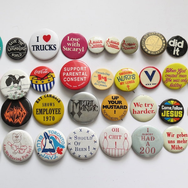 Funny Buttons - Etsy