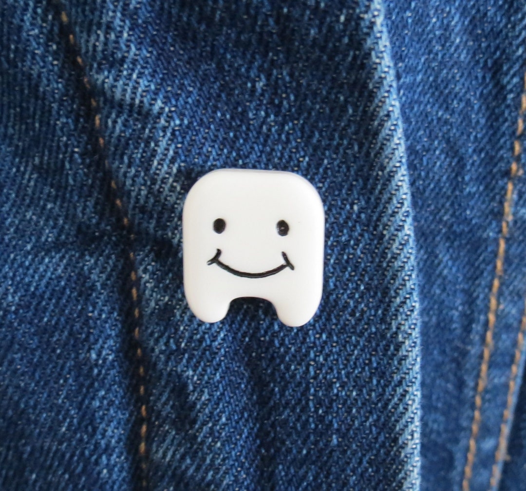Tooth Pin Cute Molar Teeth Lapel Pin - Etsy