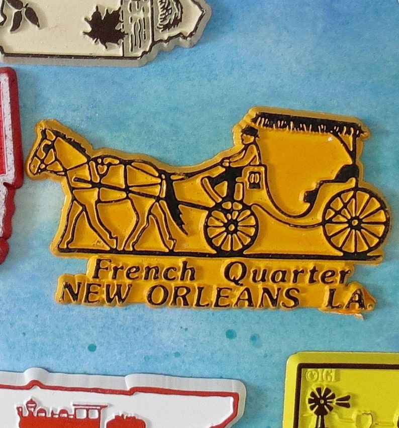 State Magnets Vintage Souvenir Fridge Magnet | Etsy