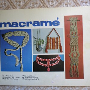 Vintage Macrame Booklet Set How to Guides 1970s 70s Era Craft Books - Etsy
