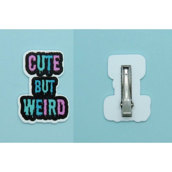 Cute But Weird Hair Clip Pastel Goth Barrette | Etsy