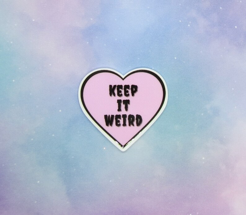 Keep It Weird Pin True Crime Button | Etsy