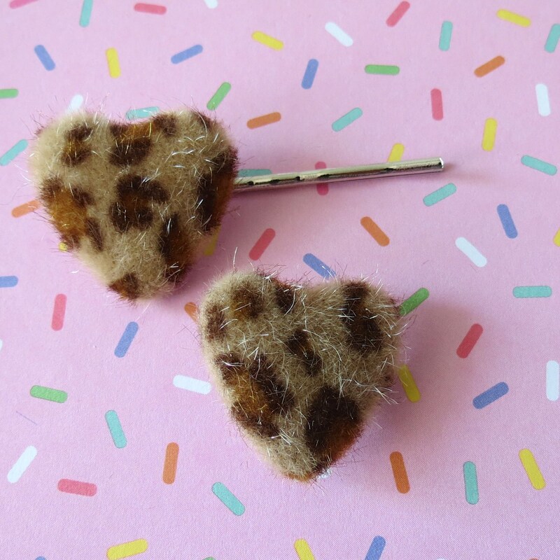 Heart Barrette - Etsy