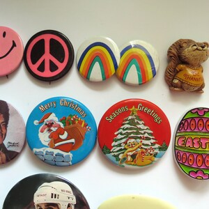 Vintage Pinback Buttons Misc. Novelty Pins You Choose Genuine Vintage ...