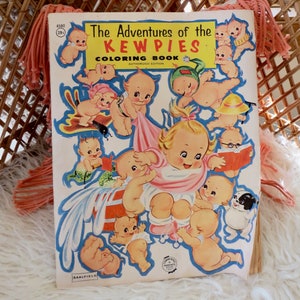Vintage Kewpies Coloring Book 1962 Edition Jos L. Kallus Kewpie Doll ...