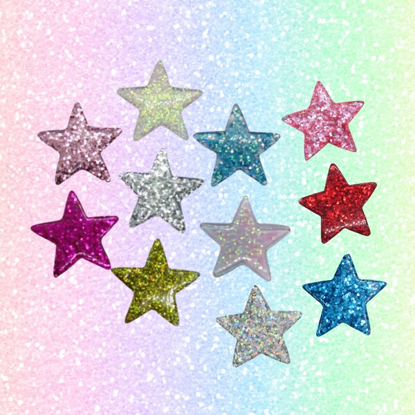 Star Hair Clips - Etsy