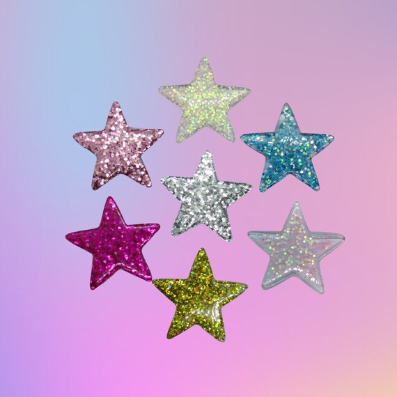 Star Hair Clips Glitter Galaxy Celestial Barrettes | Etsy