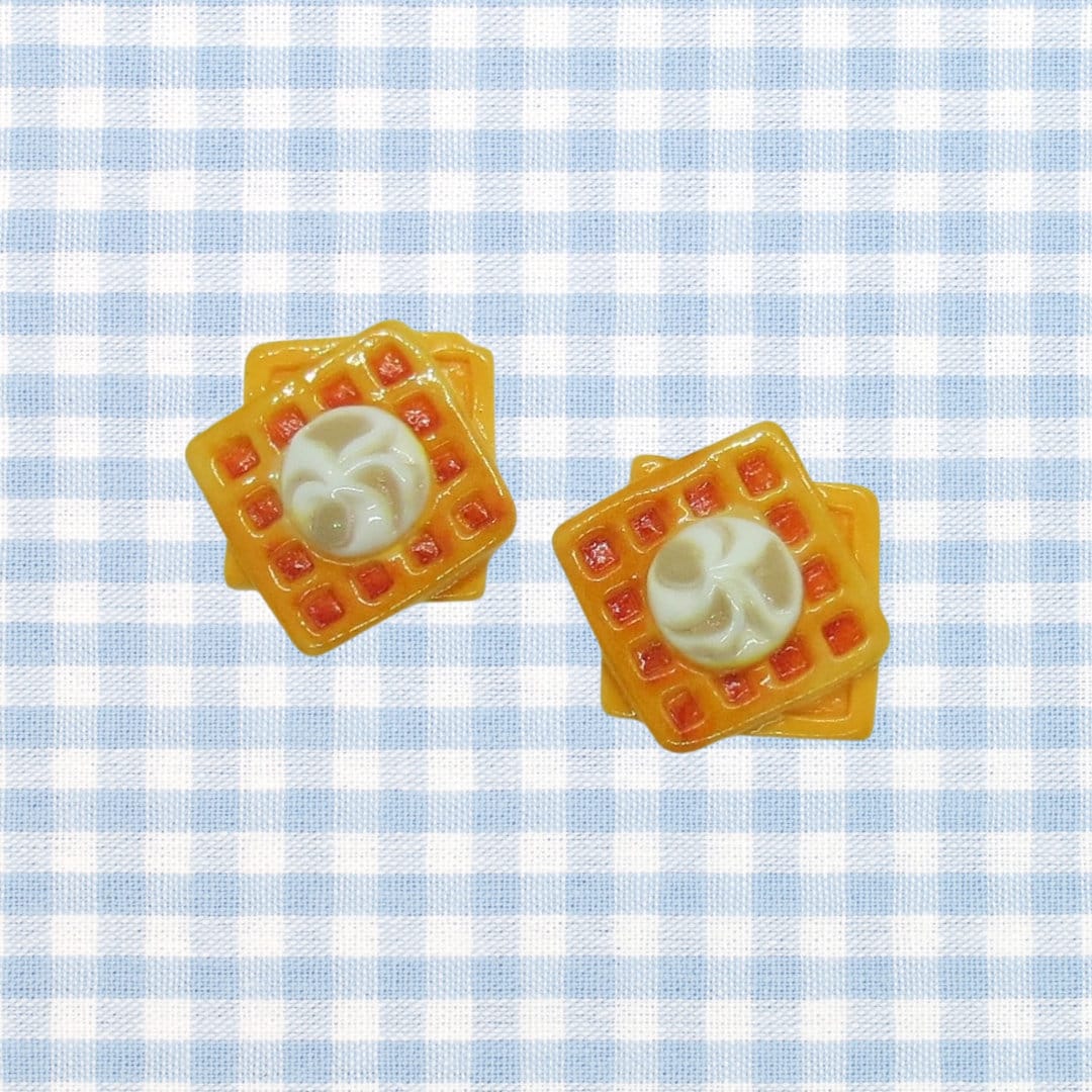 Waffle Hair Clip - Breakfast Brunch Sweet Pastry Barrettes - Food Clip ...