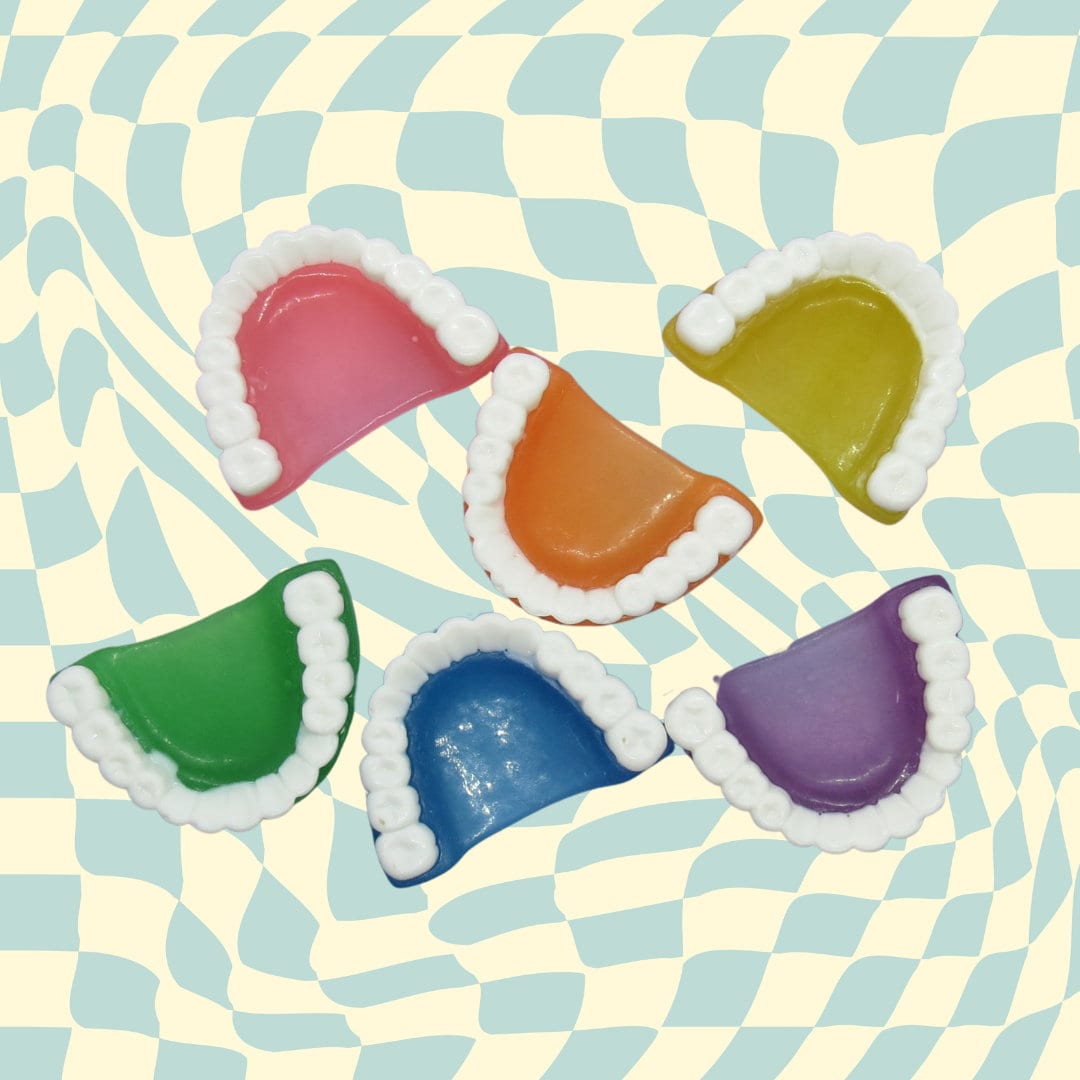 Tooth Hair Clip - Dentures Teeth Barrette - Weird Funky Hair ...