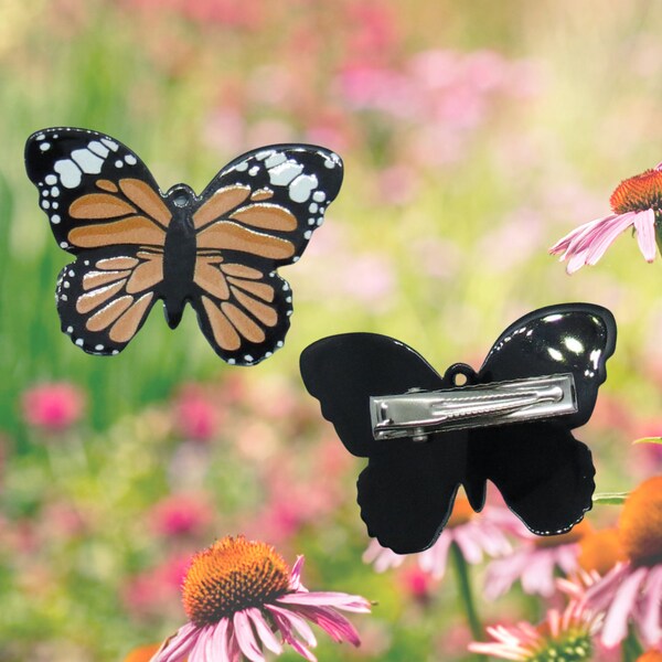 Butterfly Barrette - Etsy