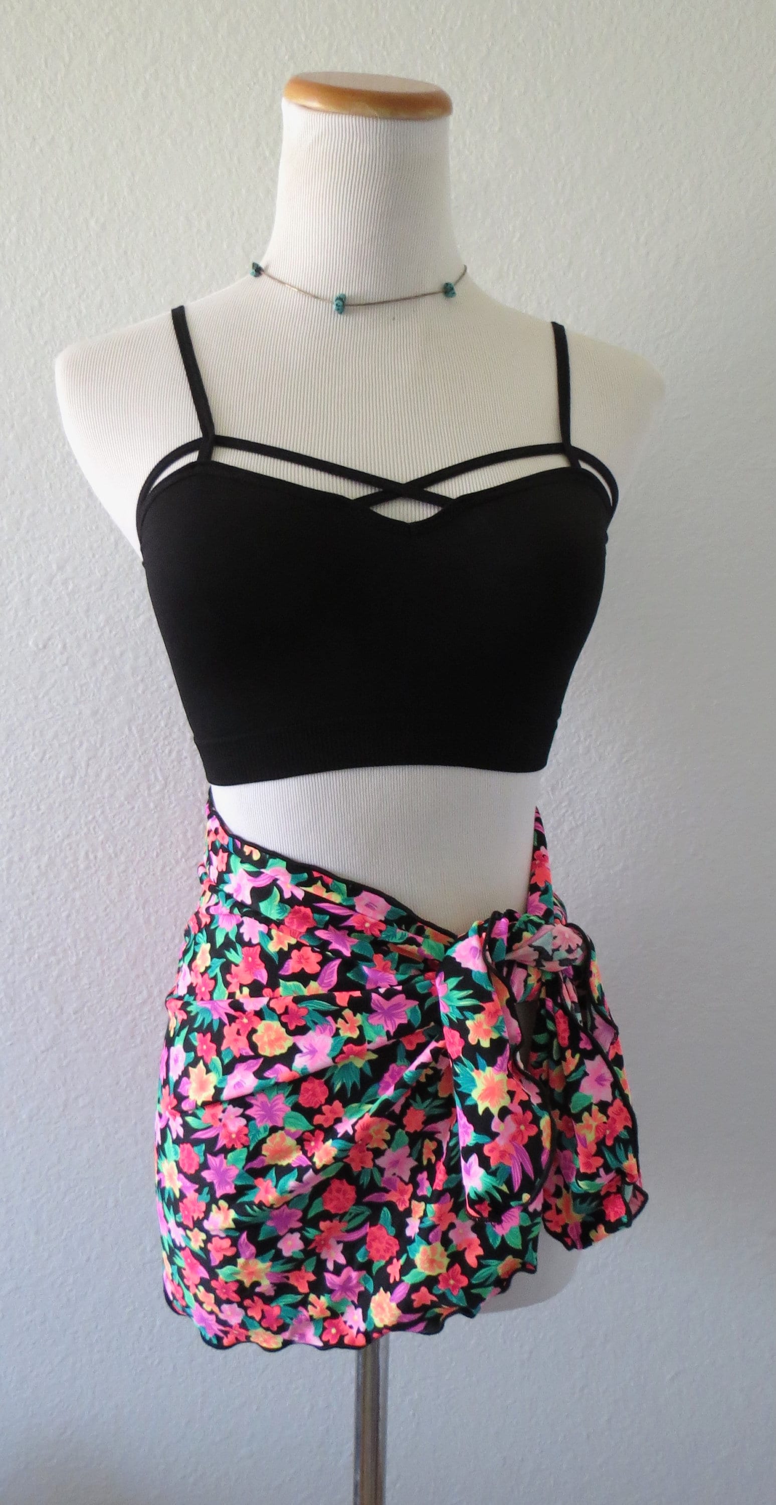 Vintage Swim Skirt - Wrap Sarong Cover up - Victoria's Secret Swimwear ...