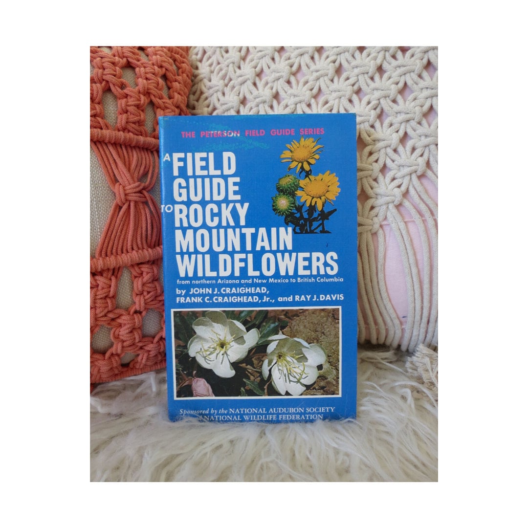Wildflowers Field Guide Vintage Peterson Rocky Mountain Wildflower ...