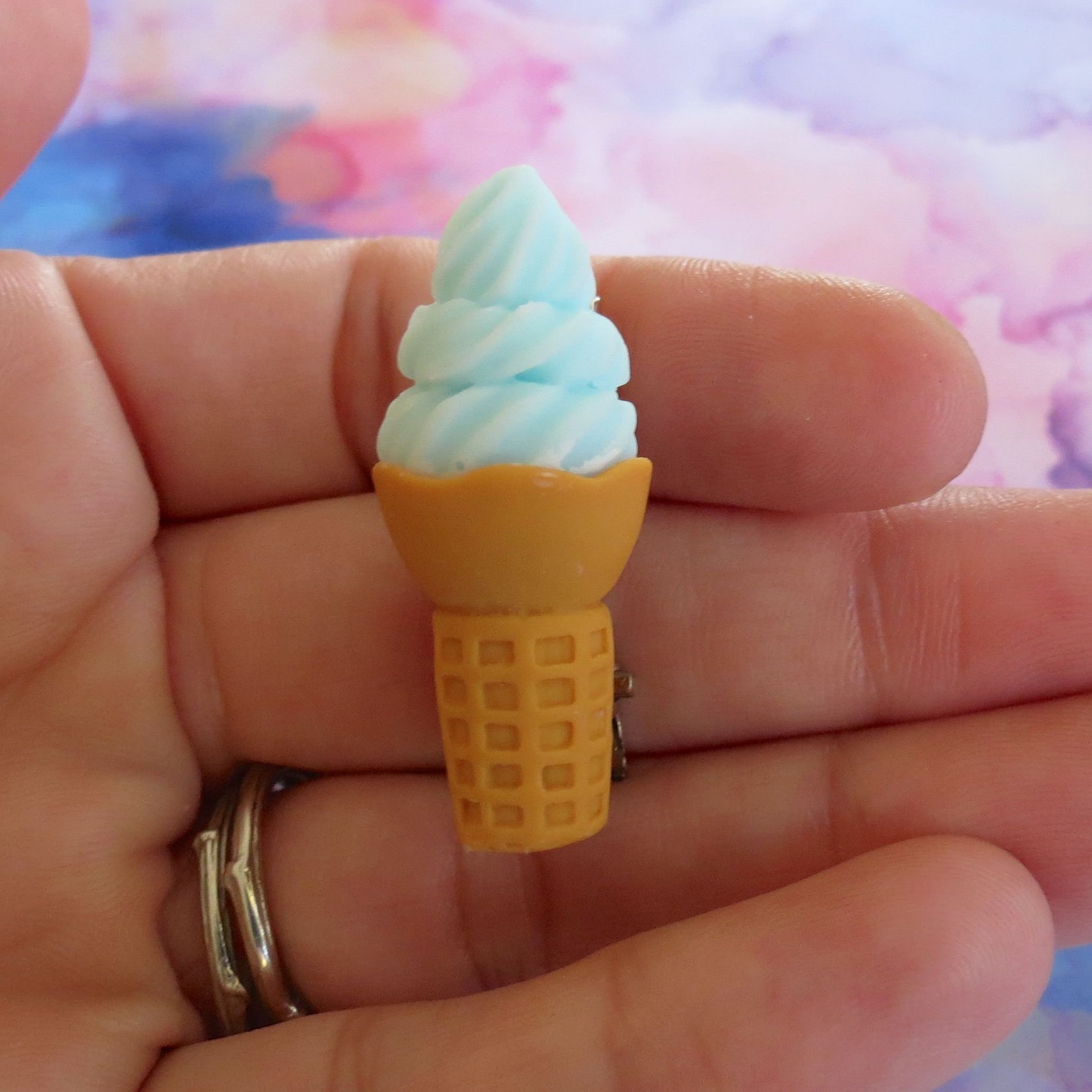 Ice Cream Cone Hair Clip Kawaii Barrette - Etsy