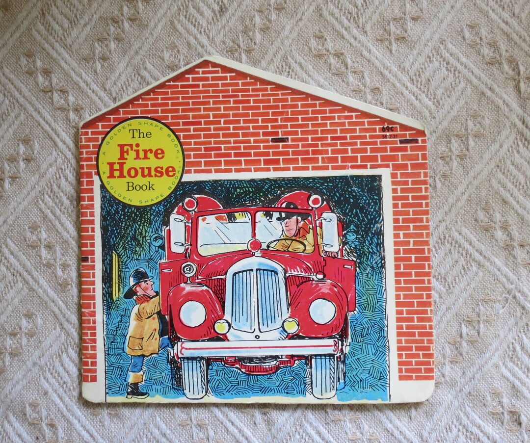 The Fire House Book - A Golden Shape Book - Etsy