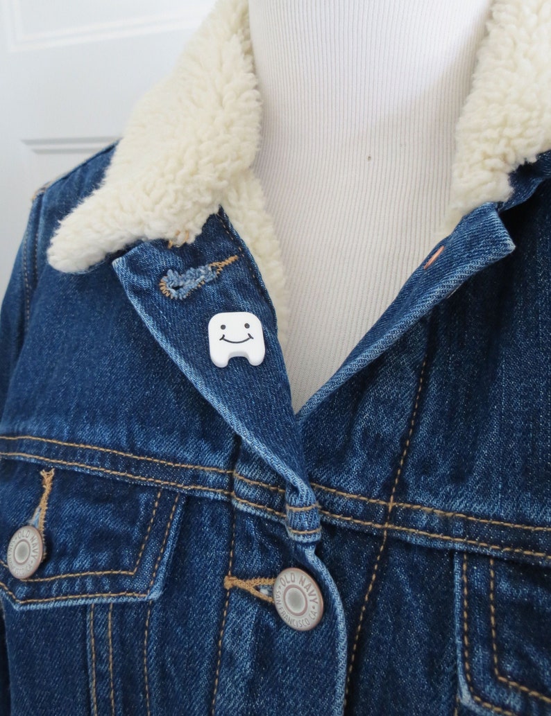 Tooth Pin Cute Molar Teeth Lapel Pin | Etsy
