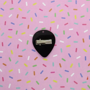 Alien Hair Clip Cute Silver Glitter Barrette Space Babe Cosmic Kawaii ...