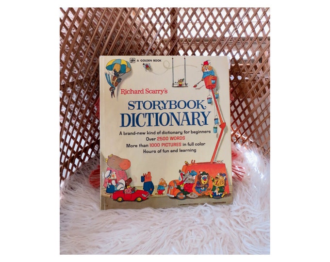 Richard Scarry's Storybook Dictionary - Hardcover Oversized - 13th ...