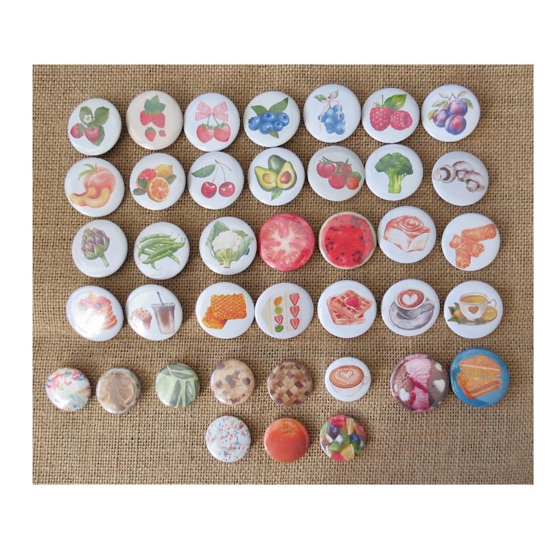 Fruit Buttons - Etsy
