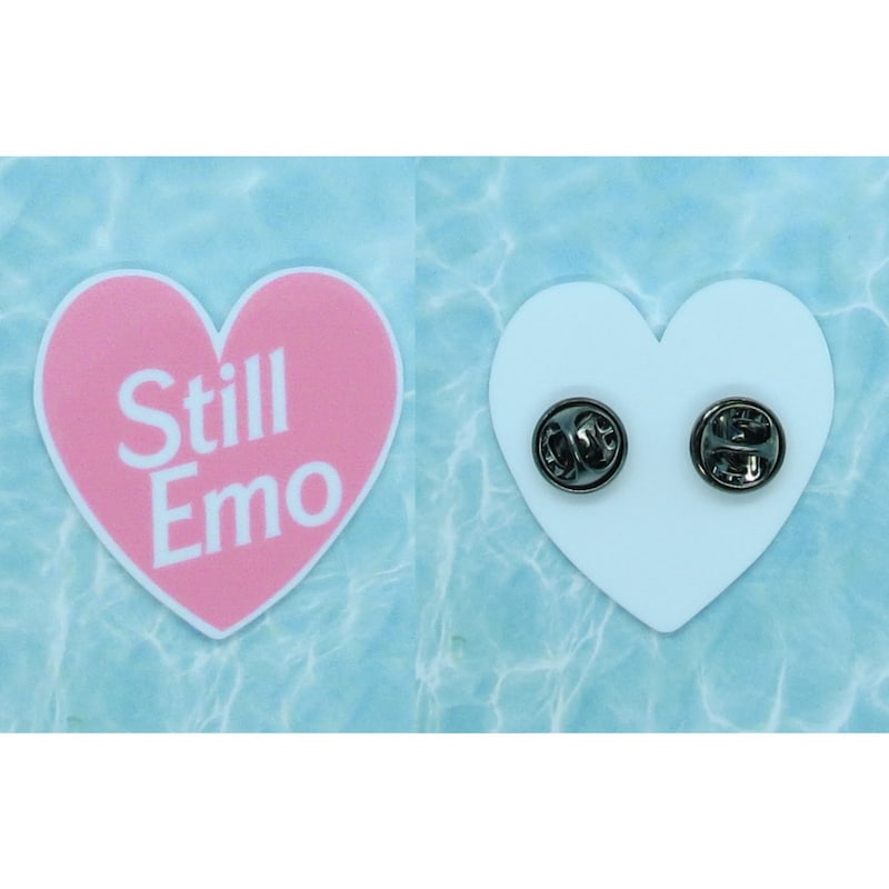 Emo Button Pin - Etsy
