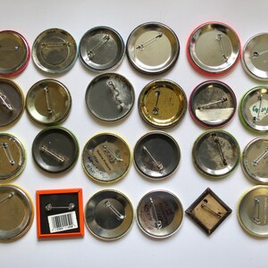 Vintage Pinback Buttons Misc. Novelty Pins You Choose Genuine Vintage ...