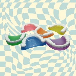 Tooth Hair Clip - Dentures Teeth Barrette - Weird Funky Hair ...