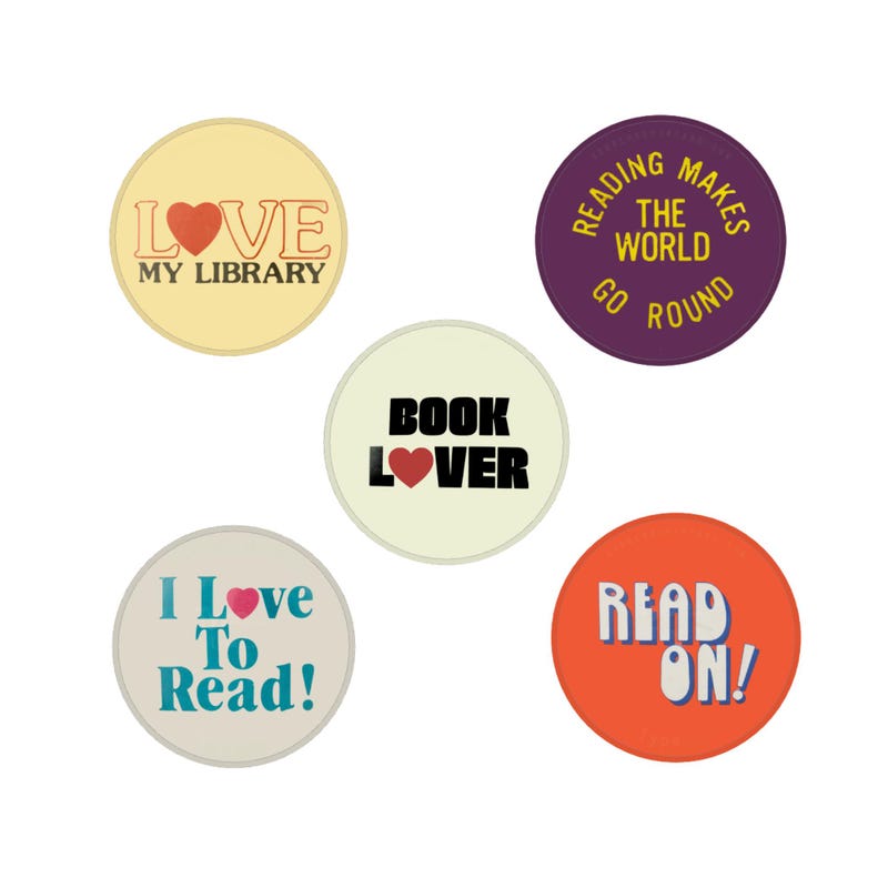 Book Novelty Buttons - Etsy
