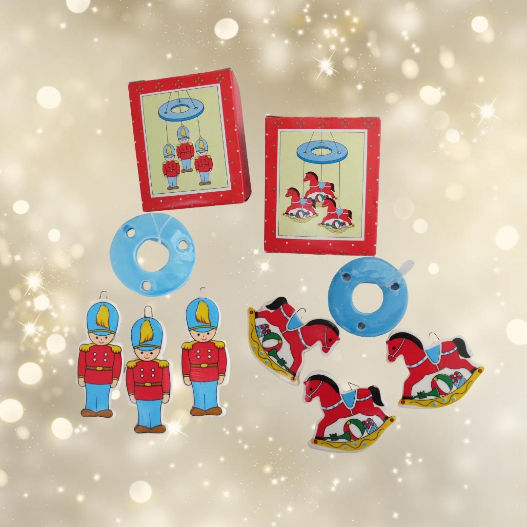 Vintage Russ Christmas Wind Chime - Boxed Holiday Windchime - 1980s ...