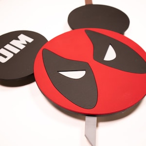 Deadpool Super Hero Wooden Door Magnets With Lights for Disney Cruise ...