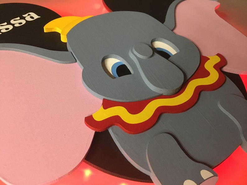 Dumbo the Flying Elephant Disney Cruise Line Wooden Door Magnet With ...