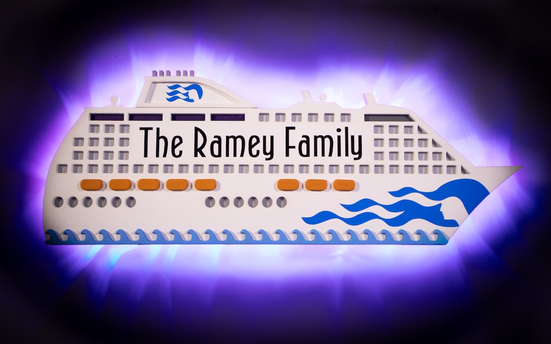 Princess Cruise Ship Door Magnets, W/ LED Lights, Cruise Ship Room ...