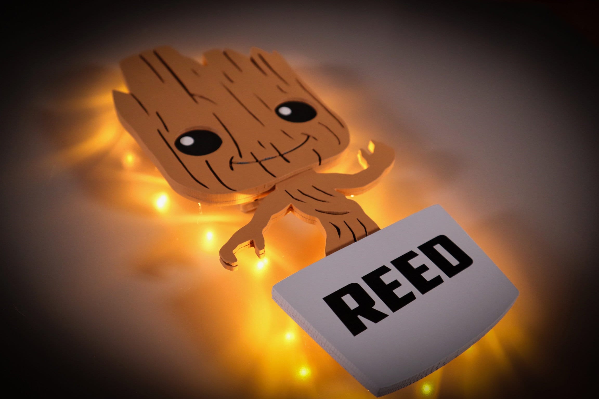 Groot Wooden Door Magnet With LED Lights, Marvel Day at Sea, Disney ...
