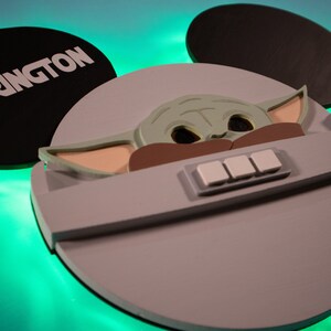 Grogu, the Mandalorian, Star Wars Disney Cruise Door Magnet, Wooden ...