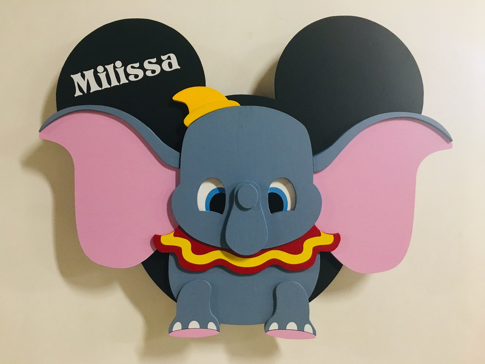 Dumbo the Flying Elephant Disney Cruise Line Wooden Door Magnet With ...