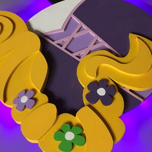 Rapunzel Disney Princess Wooden Door Magnets With Lights for Disney ...