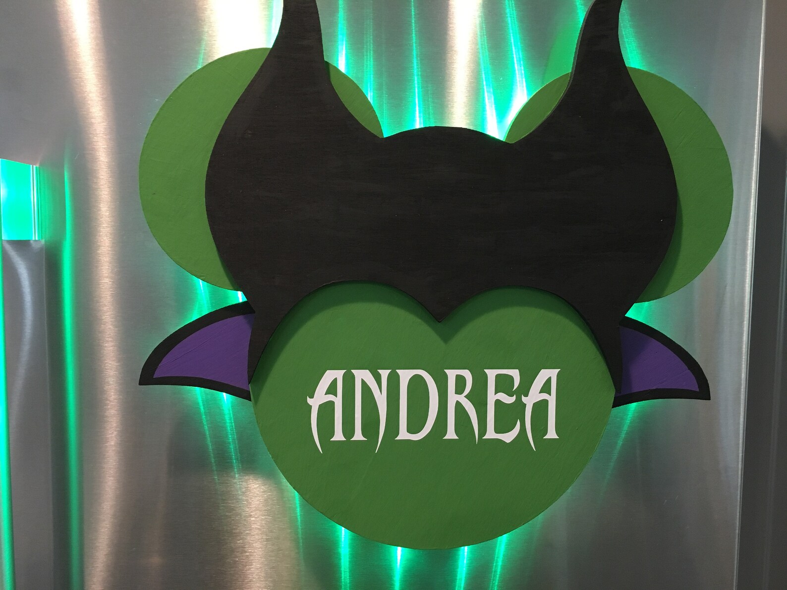 Maleficent From Sleeping Beauty Wooden Door Magnets With - Etsy