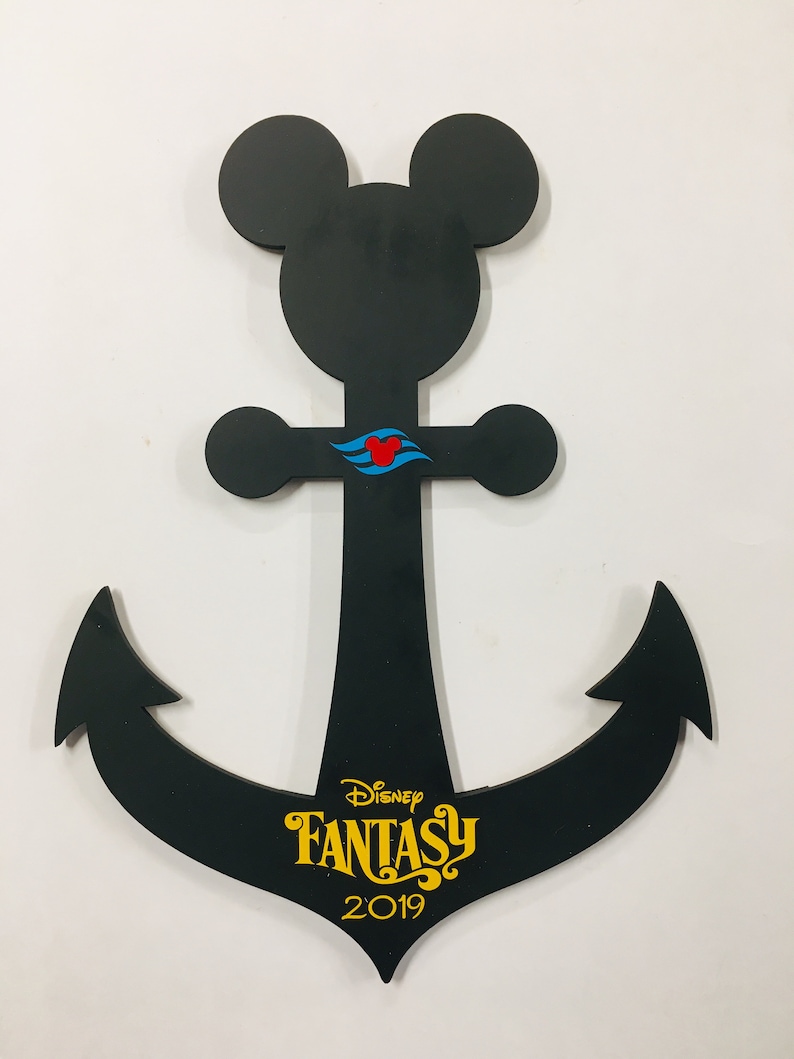 Anchor Door Decoration Disney Cruise Line Wooden Door Magnet - Etsy