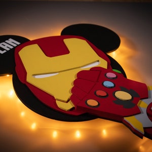 Iron Man With Infinity Gauntlet, Disney Cruise Line Wooden Door Magnets ...