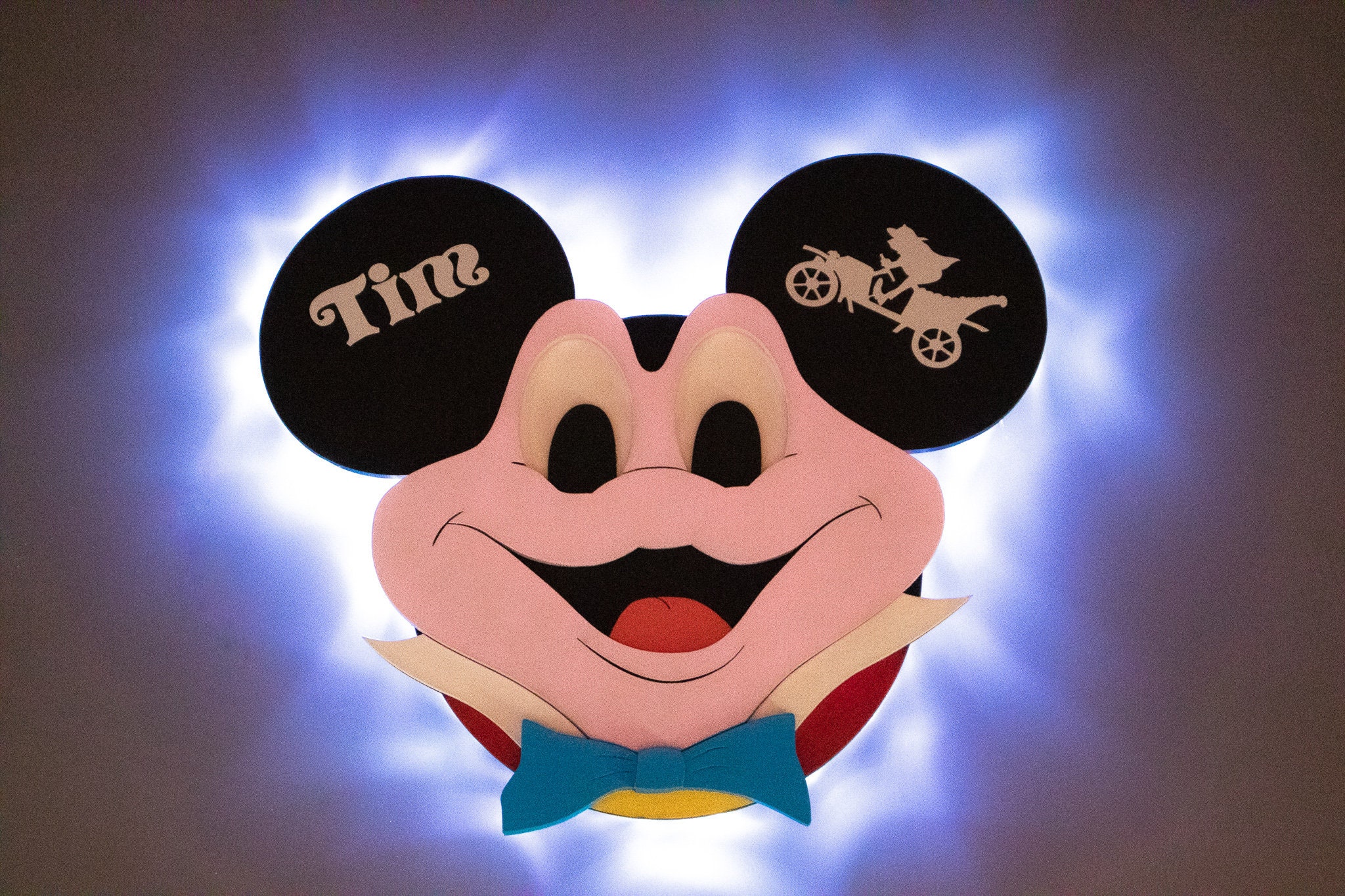Mr. Toad Wooden Door Magnet With LED Lights, Mr. Toad Mickey for Disney ...