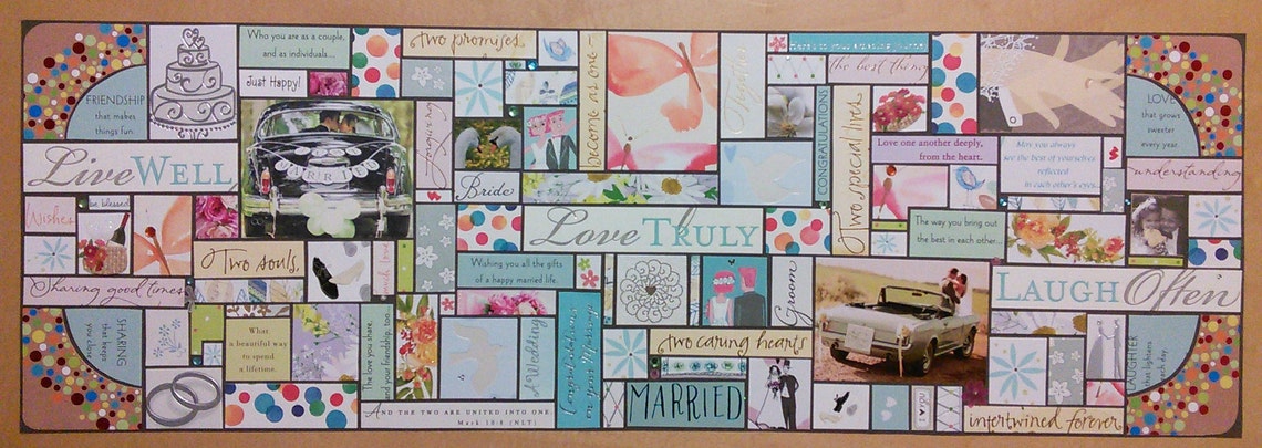 8 X 24 Custom Panoramic Card Collage - Etsy