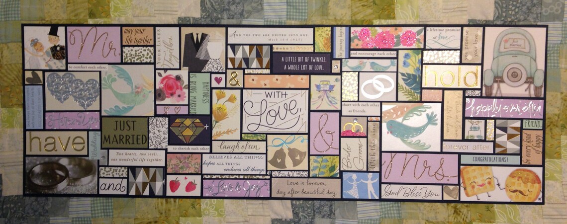 8 X 24 Custom Panoramic Card Collage - Etsy