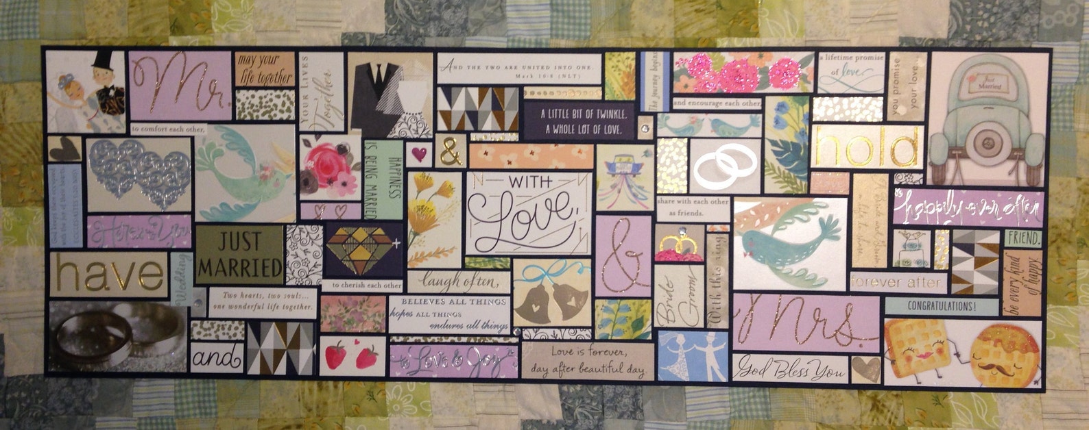 8 X 24 Custom Panoramic Card Collage - Etsy
