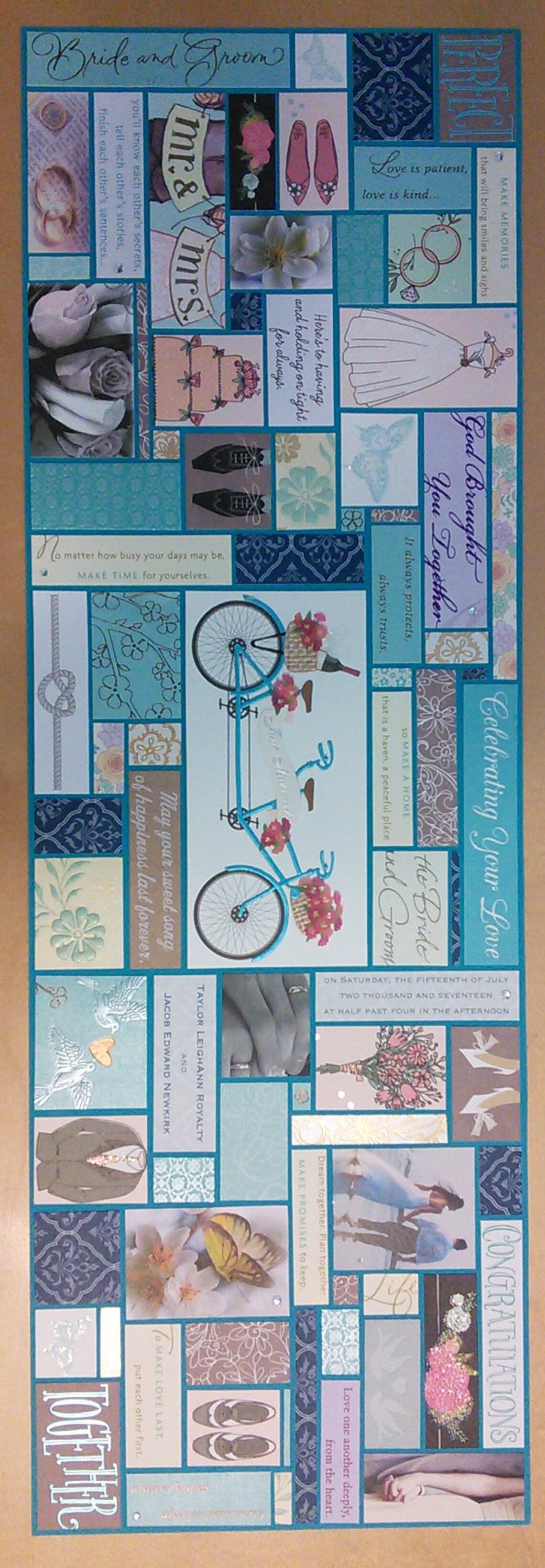 8 X 24 Custom Panoramic Card Collage - Etsy