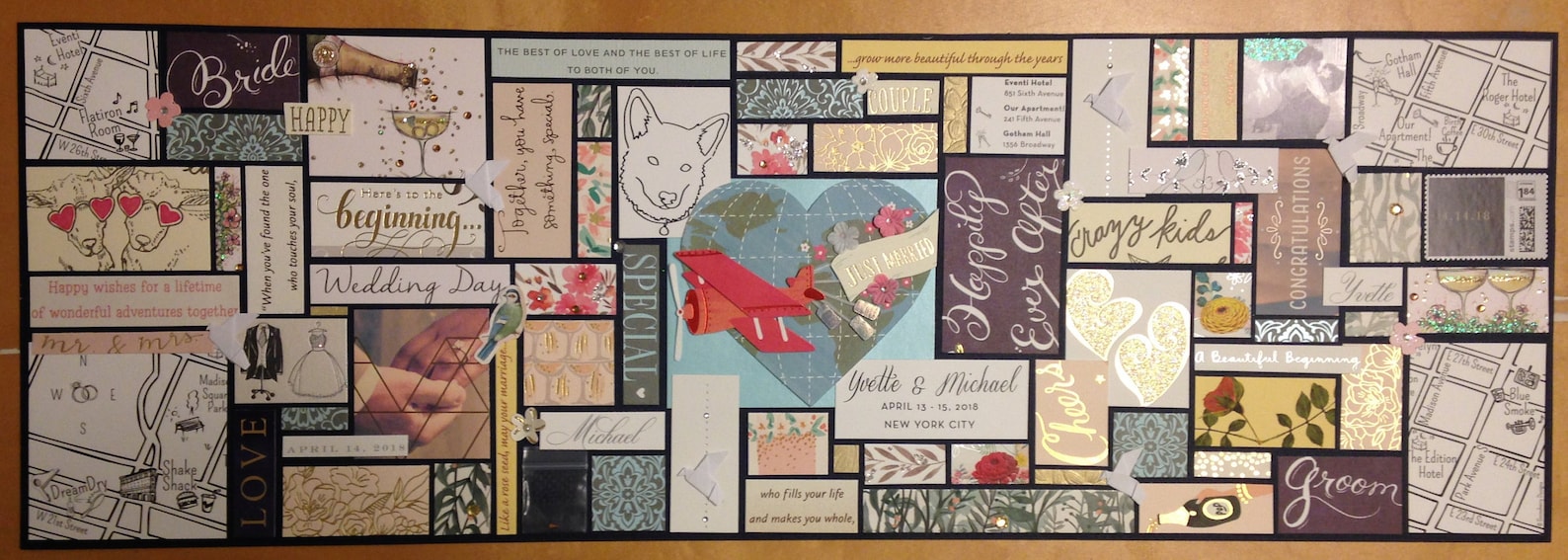 8 X 24 Custom Panoramic Card Collage - Etsy