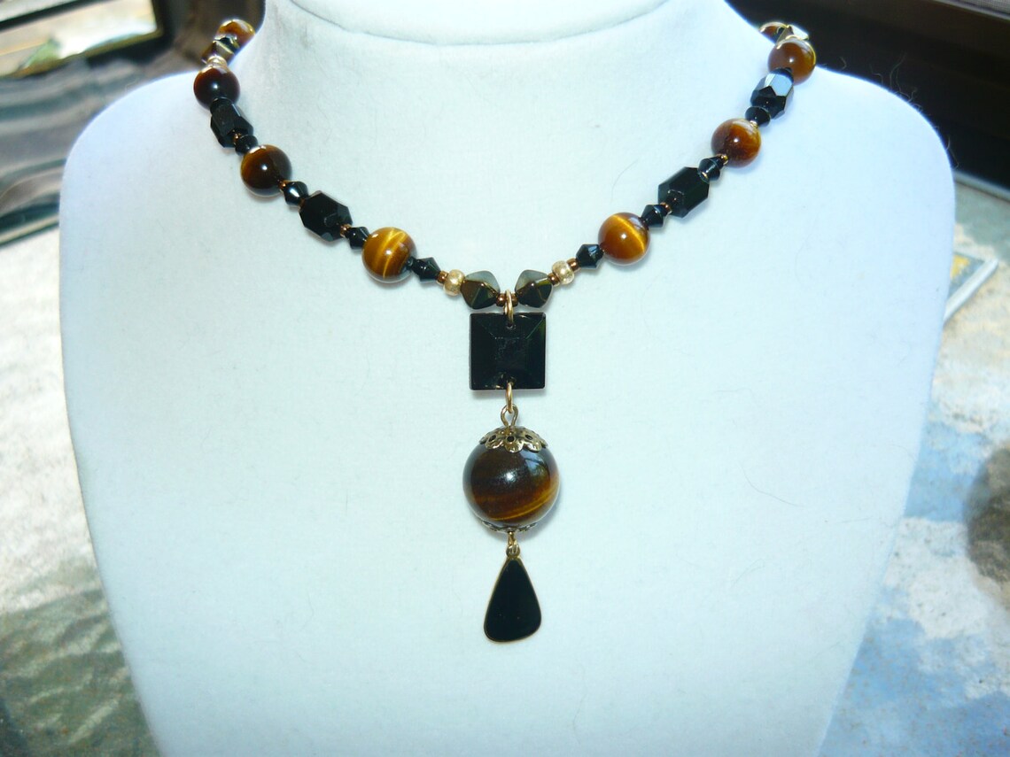 Sophisticated Cats Eye Pendant Sphere Necklace - Etsy