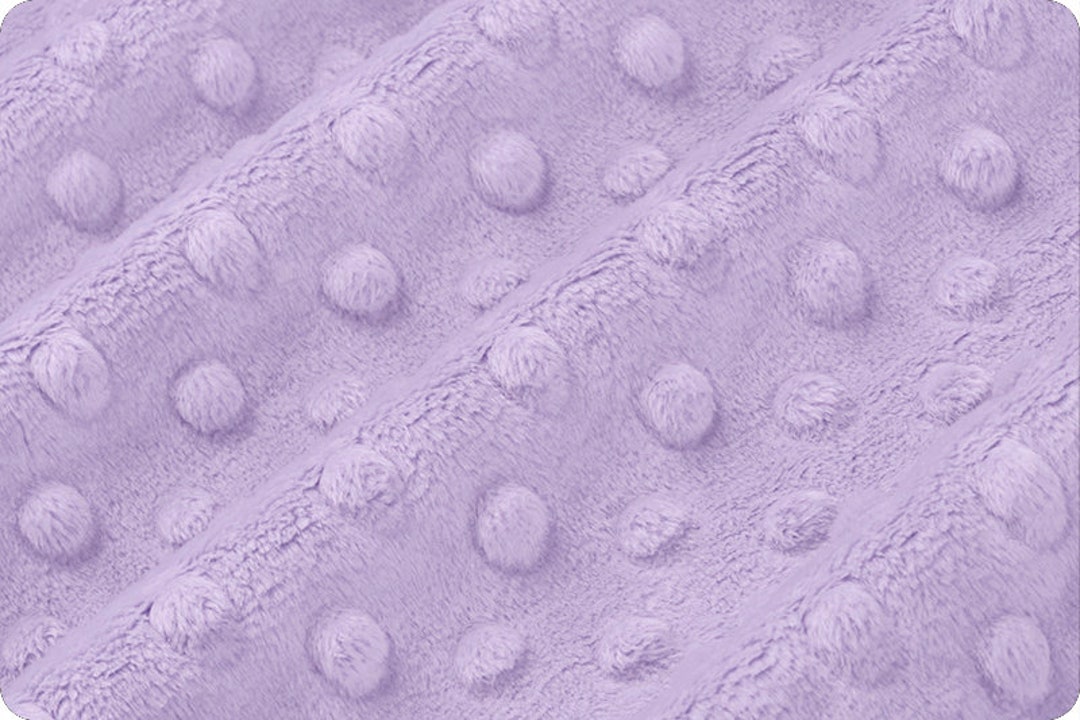 Lavender Cuddle Dimple Minky - Shannon Fabrics Cuddle Dimple 58"/ 60 ...